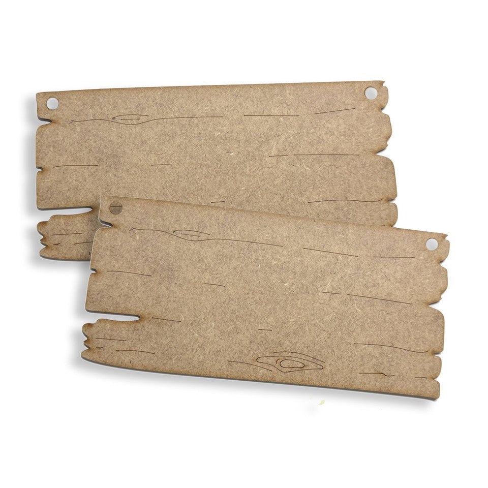 3D Driftwood MDF Sign/Plaque For Decorating & Card Making by Polkadood