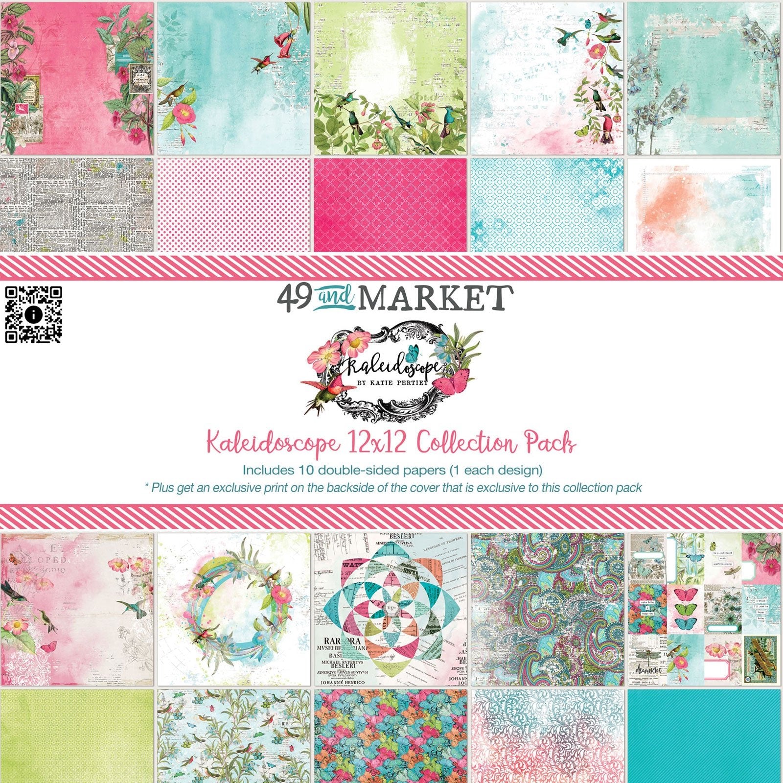 49 and Market Kaleidoscope 12×12 Paper Collection Pack