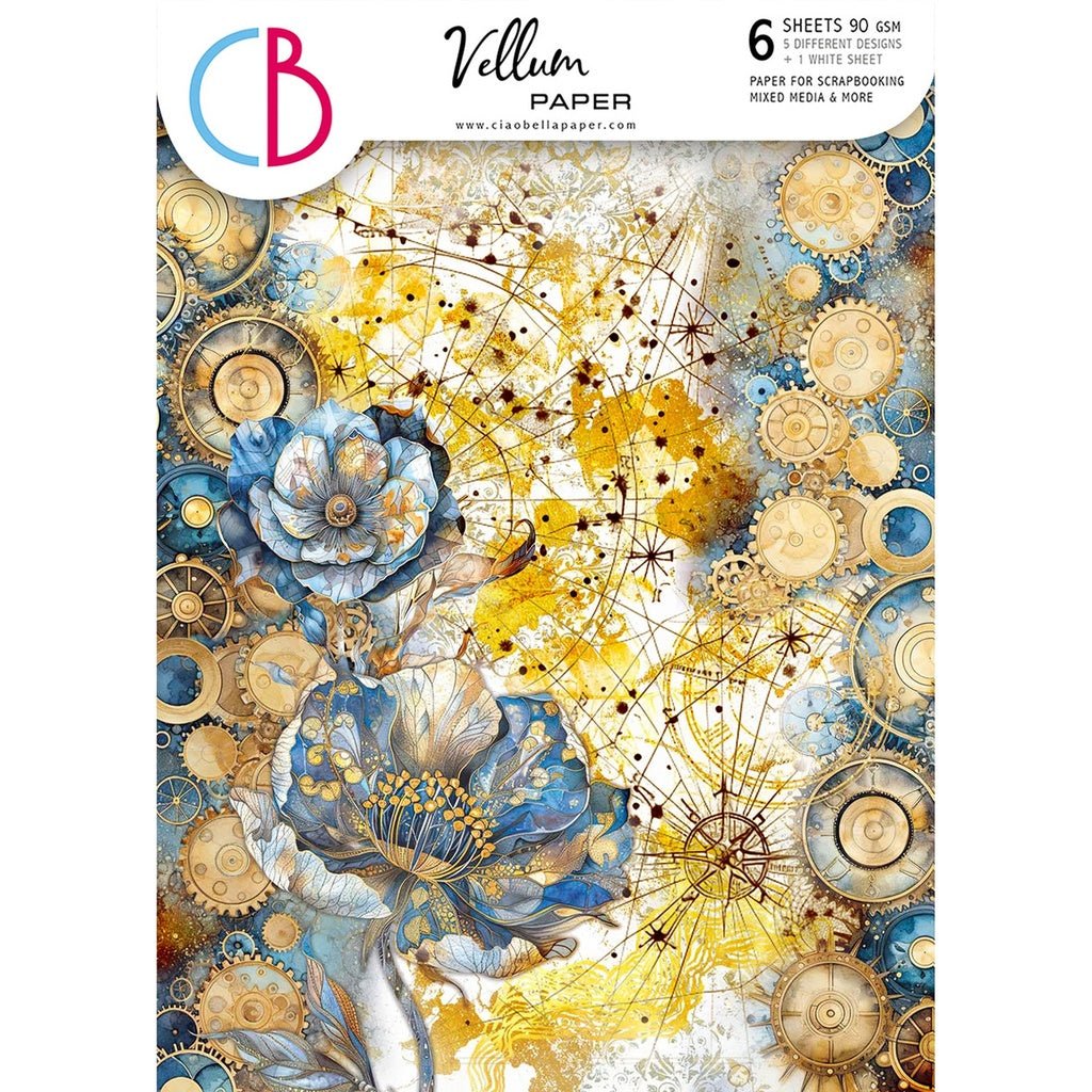 Celestial A4 Vellum Paper Patterns by Ciao Bella