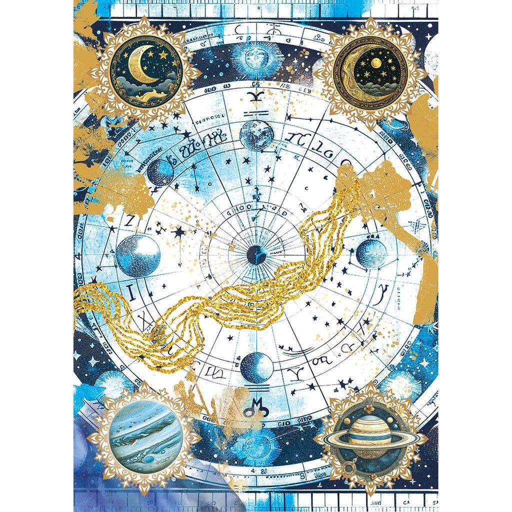 Celestial A4 Vellum Paper Patterns by Ciao Bella