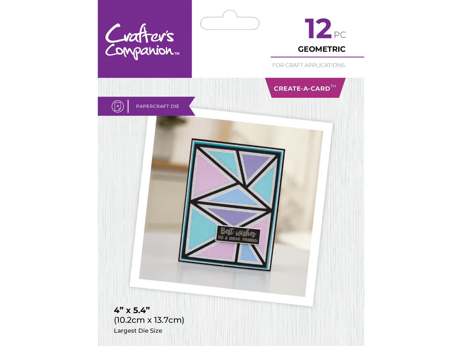 Crafter's Companion Metal Dies Create a Card Geometric