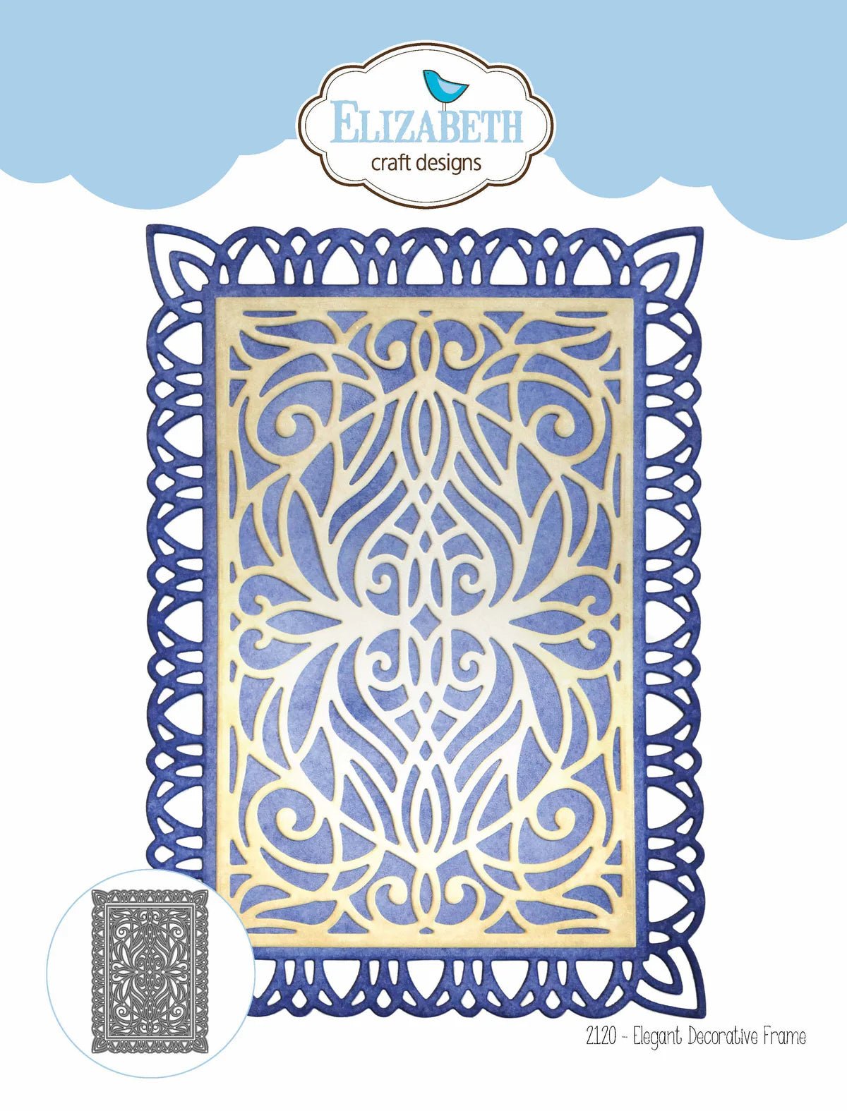 Elegant Decorative Frame Die Set by Elizabeth Craft Designs