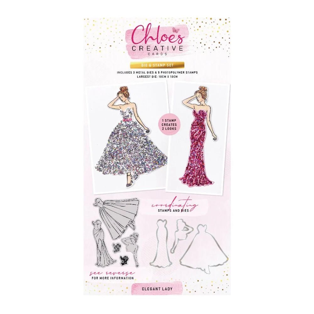 Elegant Lady Die & Stamp by Chloes Creative Cards