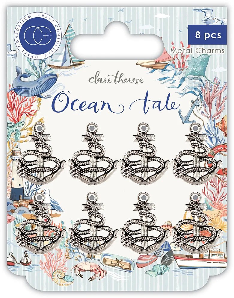 Ocean Tale Anchors Metal Charms by Craft Consortium