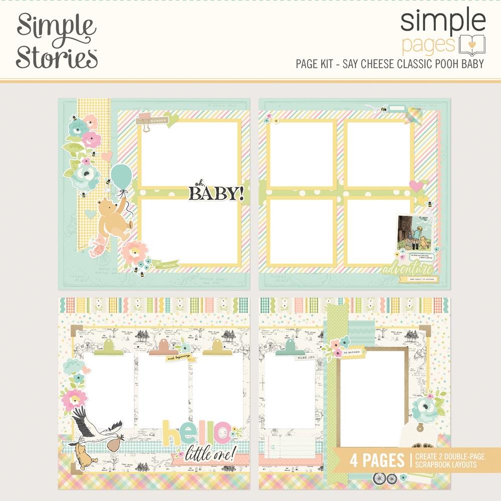 Say Cheese Winnie the Pooh Simple Page Kit by Simple Stories