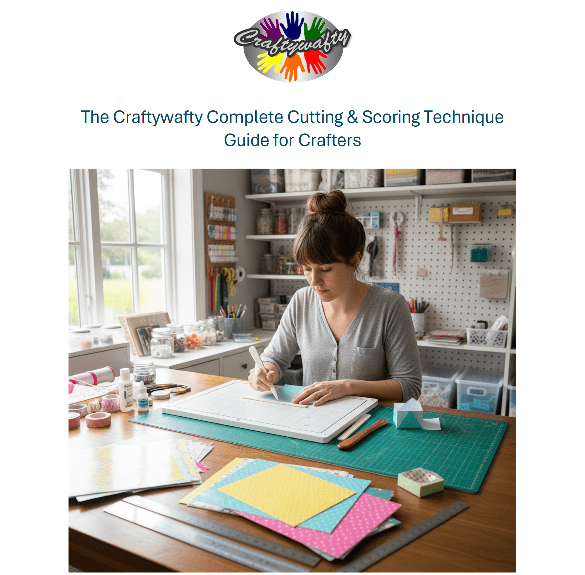 The Craftywafty Complete Cutting & Scoring Techniques Guide Download