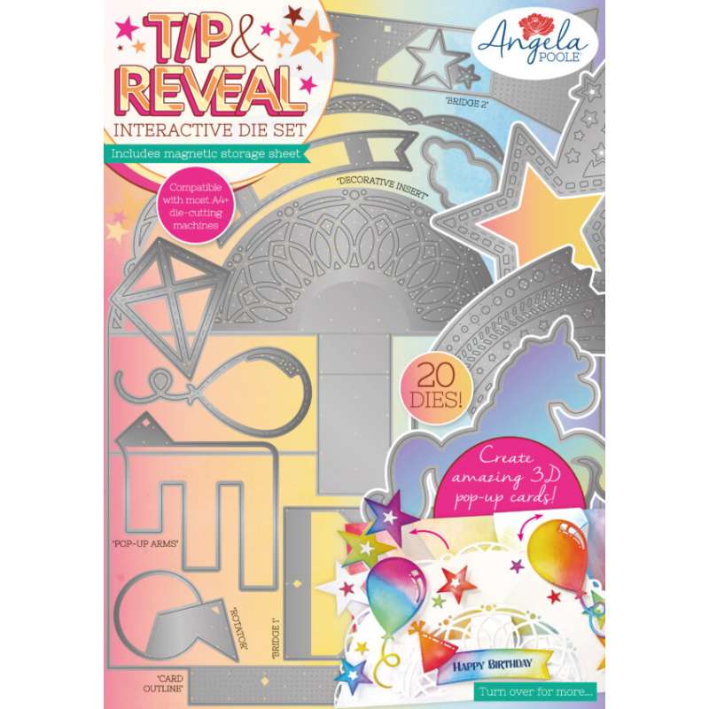 Angela Poole Tip & Reveal Interactive Die Set