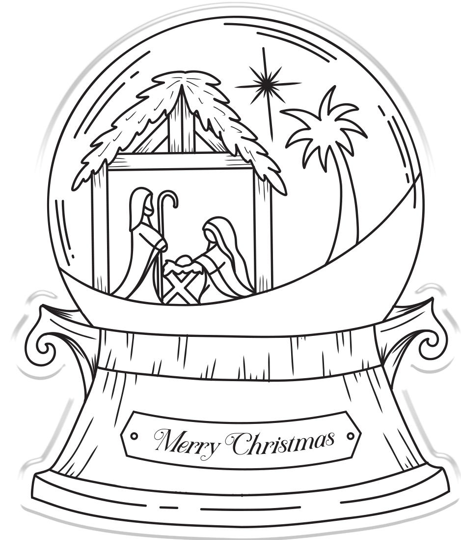 O Holy Night Stamp and Die Away in a Manger by Crafters Companion